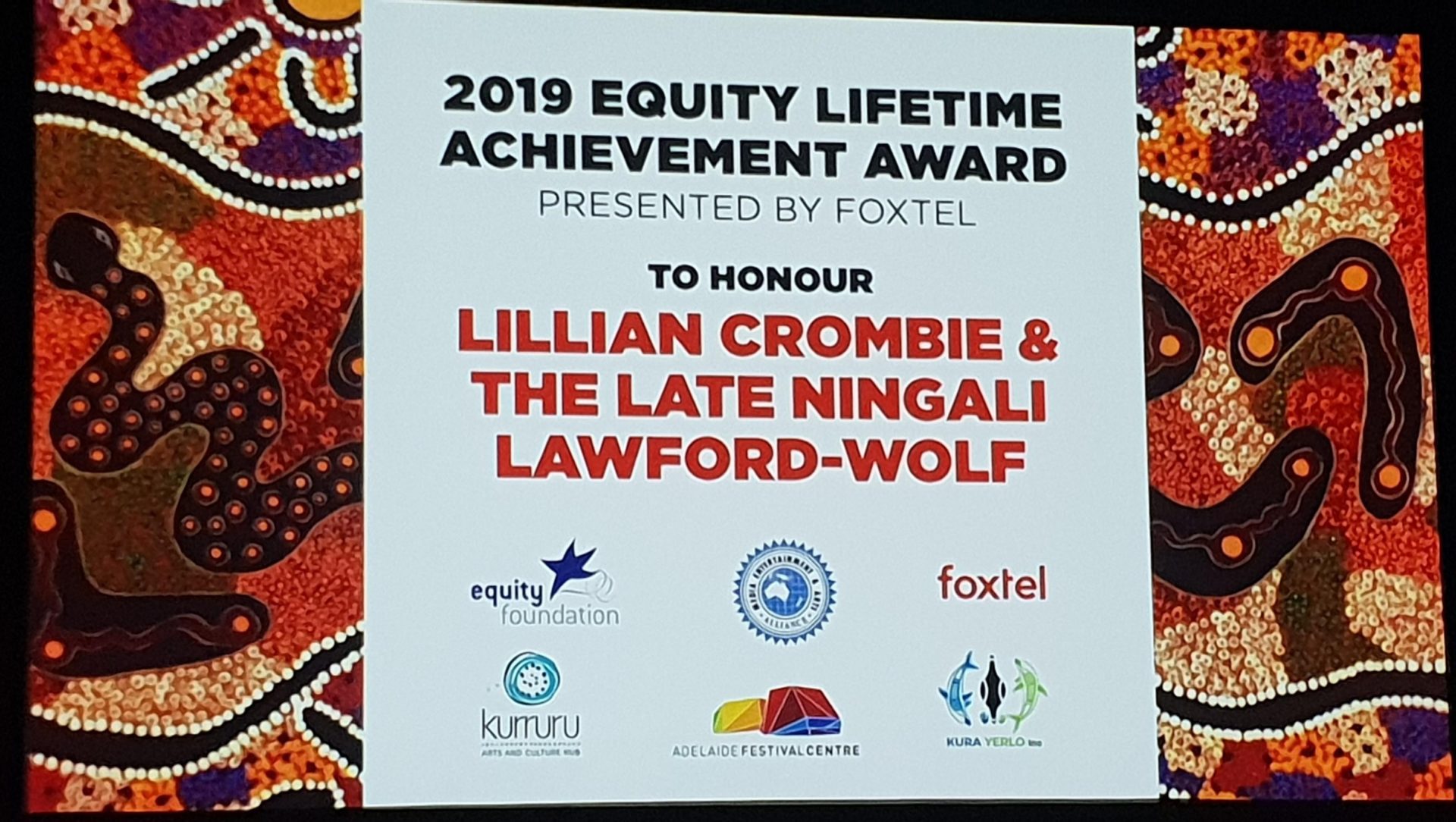 10th annual Equity Lifetime Achievement Award | Geoff Brock MP